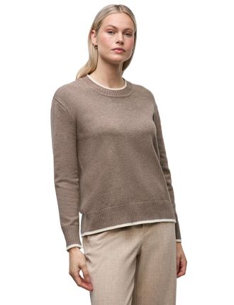 Street One Damen Pullover mit Kontrastdetails