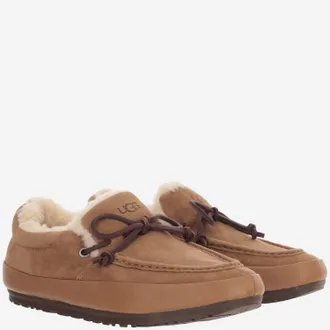 UGG Womens Suede Loafers Quill Beige Boot