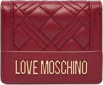 Love Moschino Geldb&ouml;rse LOVE MOSCHINO JC5601PP1PLA0552 Dunkelrot