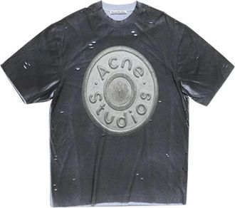 Acne Studios Homme, Tops, Noir, Taille: 2XL T-shirts