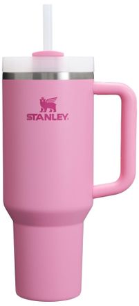 Stanley Stanley Quencher H2.0 FlowState vakuumisolierter Becher aus Edelstahl mit Deckel und Trinkhalm, für Wasser, Eistee oder Kaffee, Smoothie und mehr, ros