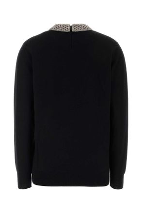 Valentino Garavani Nero Exterior: Virgin Wool Maglie Sweater