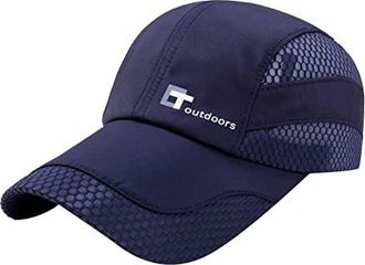 Generic Casquette de base pour hommes et femmes - Casquette solide en maille - Séchage rapide - Réglable - Respirante - Sport extérieur - Protection solaire -