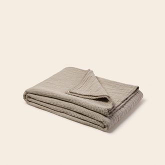 Madura Plaid Ilario Naturel et feston - NATUREL