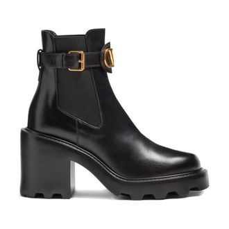 Valentino Garavani Schwarze Stiefel f&uuml;r Stilvolle Outfits - - Shoes - Damen - Schwarzk - 41 EU