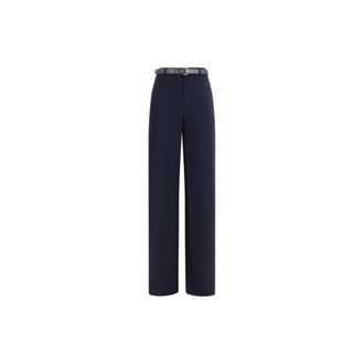 Max Mara Triacetat Relaxed Fit Top - - Trousers - Damen - Blau - L