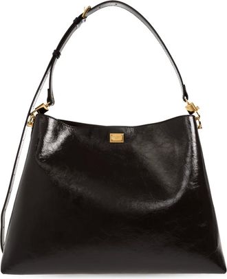 Dolce & Gabbana Femme, Sacs, Brun, Taille: ONE Size Vittoria Grand Sac Bandouli&egrave;re