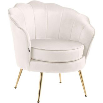 Clp Chaise Rosita velours Cr&egrave;me