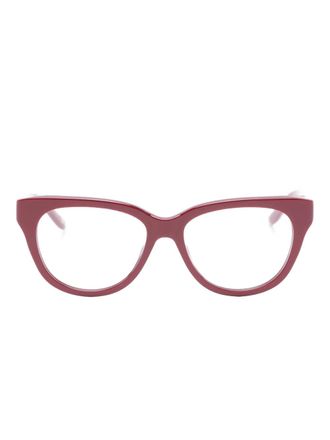 Balenciaga lunettes de vue &agrave; monture papillon - Rouge