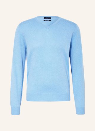 Strokesman's Strokesmans Cashmere-Pullover blau