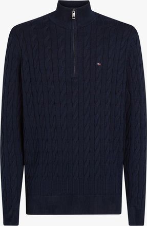 Tommy Hilfiger Pull torsad&eacute; en maille