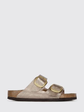 Birkenstock Sandales &agrave; Talons Femme couleur Beige