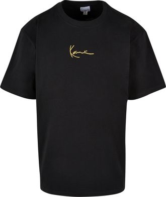 Karl Kani Herren KK-T01-BLK-14 Small Signature Gold Logo Tee Black, XS