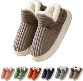 Generic Pantoufles pour femme avec nuages - Chaussons dhiver confortables et tendance - Chaudes et décontractées - Chaussures confortables pour la maison, mar