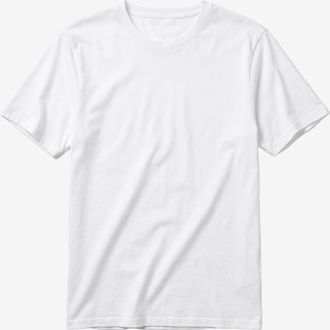 Knowledge Cotton Apparel Herren vegan T-Shirt Mercerized Strahlend Wei&Atilde;Y