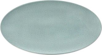 SELTMANN WEIDEN 001.743861 Servierplatte oval, 32.9 x 17.9 x 2.5 cm, Türkis