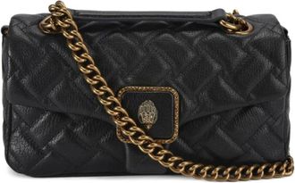 Kurt Geiger Femme, Sacs, Noir, Taille: ONE Size Pimlico Quilted Eagle Cross Body Bag