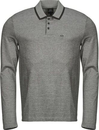 A|X Armani Exchange Homme, Tops, Gris, Taille: M Polo Chemises