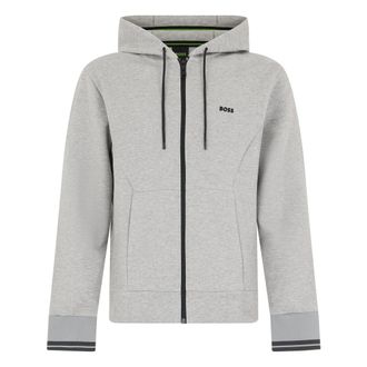 HUGO BOSS FZ Sweat &agrave; capuche Zone - Homme - Sweatshirts et sweats &agrave; capuche - Gris - Taille: XL