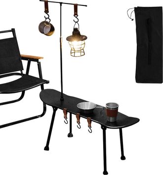 Generic Klappbarer Skateboard-Tisch - Outdoor-Picknick- und Camping-Schreibtisch, tragbares Klappdesign | Leichter Reisetisch f&uuml;r Strandgrillwanderungen, Gart