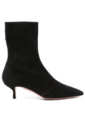 Aquazzura bottines en daim 55 mm - Noir