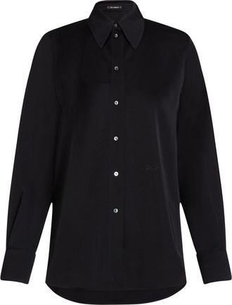 Karl Lagerfeld Klassisches Hemd - Schwarz