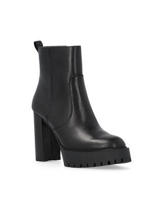 Pinko Womens Block Heel Ankle Boots Black