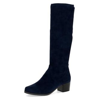 Caprice Bottes tendance pour femme 9-25506-41 - Bleu marine stretch - Taille 40 EU, Bleu marine stretch, 40 EU