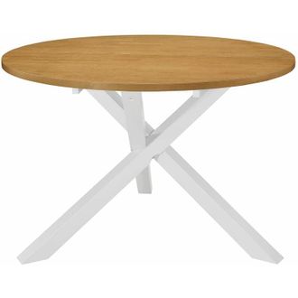 vidaXL Esstisch Wei&szlig; 120x75 cm mdf - Vidaxl