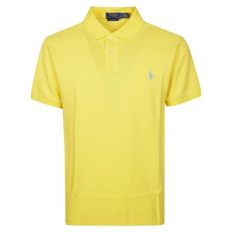 Polo Ralph Lauren Slim Fit Poloshirt - - Tops - Herren - Gelb - M