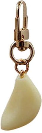 Generic Porte-cl&eacute;s Accessoires Porte-cl&eacute;s pour homme Petits articles cadeaux Accessoire alimentaire Mod&egrave;le v&eacute;g&eacute;tal Simulation Gousse dail Porte-cl&eacute;s Charm Mod