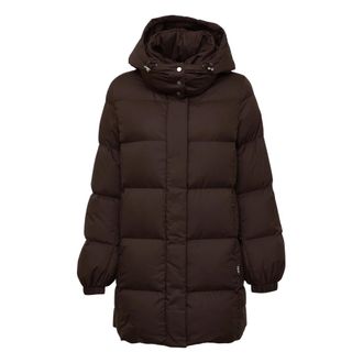 Add Daunenmantel mit abnehmbarer Kapuze - - Coats - Damen - Braun - M