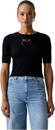 Pinko Pinko, Damen, Strickwaren, Blau, XLGr&ouml;&szlig;e