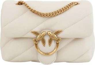 Pinko Pinko, Femme, Sacs, Blanc, Taille: ONE Size Mini Love Bag Puff