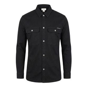 Calvin Klein Jeans Lang&auml;rmeliges Jeanshemd - - Shirts - Herren - Schwarzk - 2XL