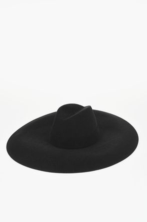 Balmain Solid-Color Rabbit-Felt Floppy Hat Balmain