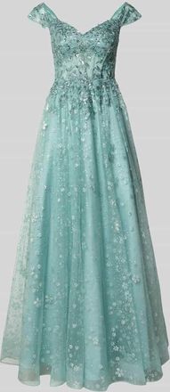 Unique Corsagenkleid mit Stitchings und Pailletten