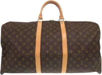 Louis Vuitton unisex, Pre-owned, Brun, Taille: ONE Size Pre-owned Keepall 55