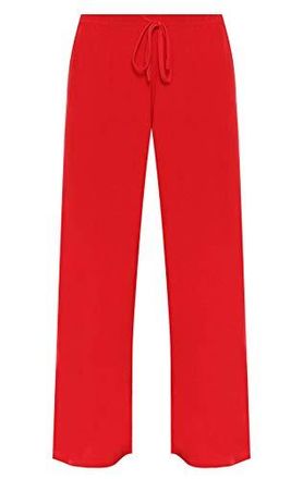 WearAll Pantalon &eacute;vas&eacute; et Flottant - Pantalons - Femmes - Rouge - 40-42