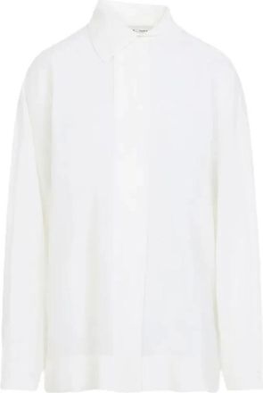 Carven Femme, Blouses et Chemises, Blanc, Taille: 36 FR Chemise &agrave; col asym&eacute;trique