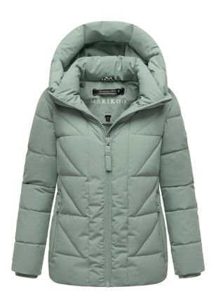 Marikoo Damen Winterjacke Kuschelnasee mit Kapuze und Fleecefutter