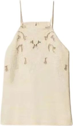 Twinset Femme, Tops, Beige, Taille: 46 FR Twin-set Top
