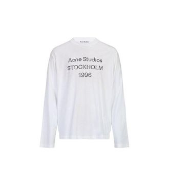 Acne Studios T-shirt en coton m&eacute;lang&eacute;