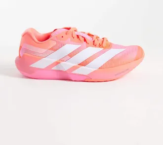 adidas adidas Training Adizero Dropset Pro baskets rouges et argent&eacute;es