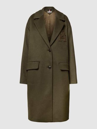 Tommy Hilfiger Schurwollmantel mit Reverskragen