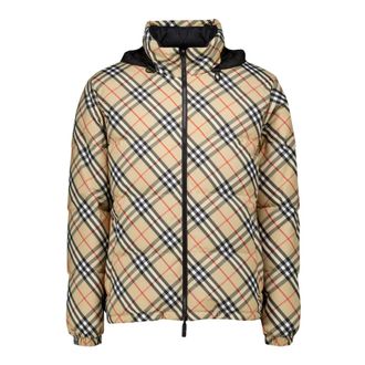 Burberry Snowdon Reversible Puffer Jacket - - Jackets - Herren - Beige - XL