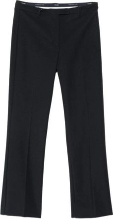 Max Mara Pantalon slim Umanita avec plis - Femme - Pantalons - Noir - Taille: 36 FR