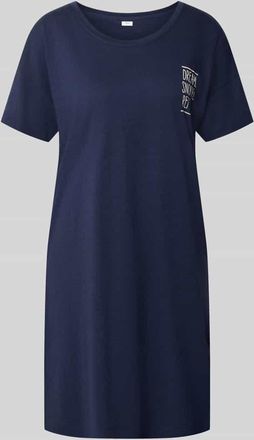 s.Oliver Red Label Comfort Fit Pyjama aus Baumwoll-Viskose-Mix Modell Perfect Nights Nachthemd