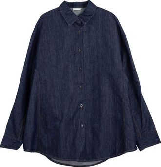 Dries Van Noten Femme, Blouses et Chemises, Bleu, Taille: 38 FR Denim Chemises