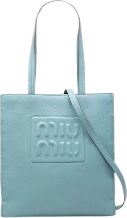 Miu Miu Damen, Pre-Owned, Blau, ONE SIZEGr&ouml;&szlig;e